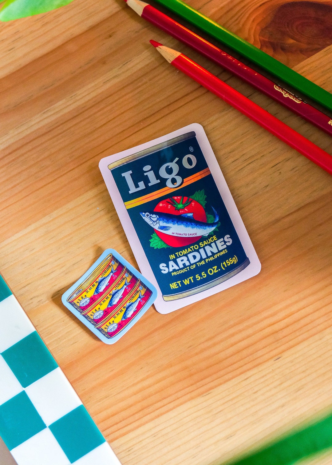 Ligo Sardines Vinyl Sticker - Tin Can Illustrated Sticker - Etsy