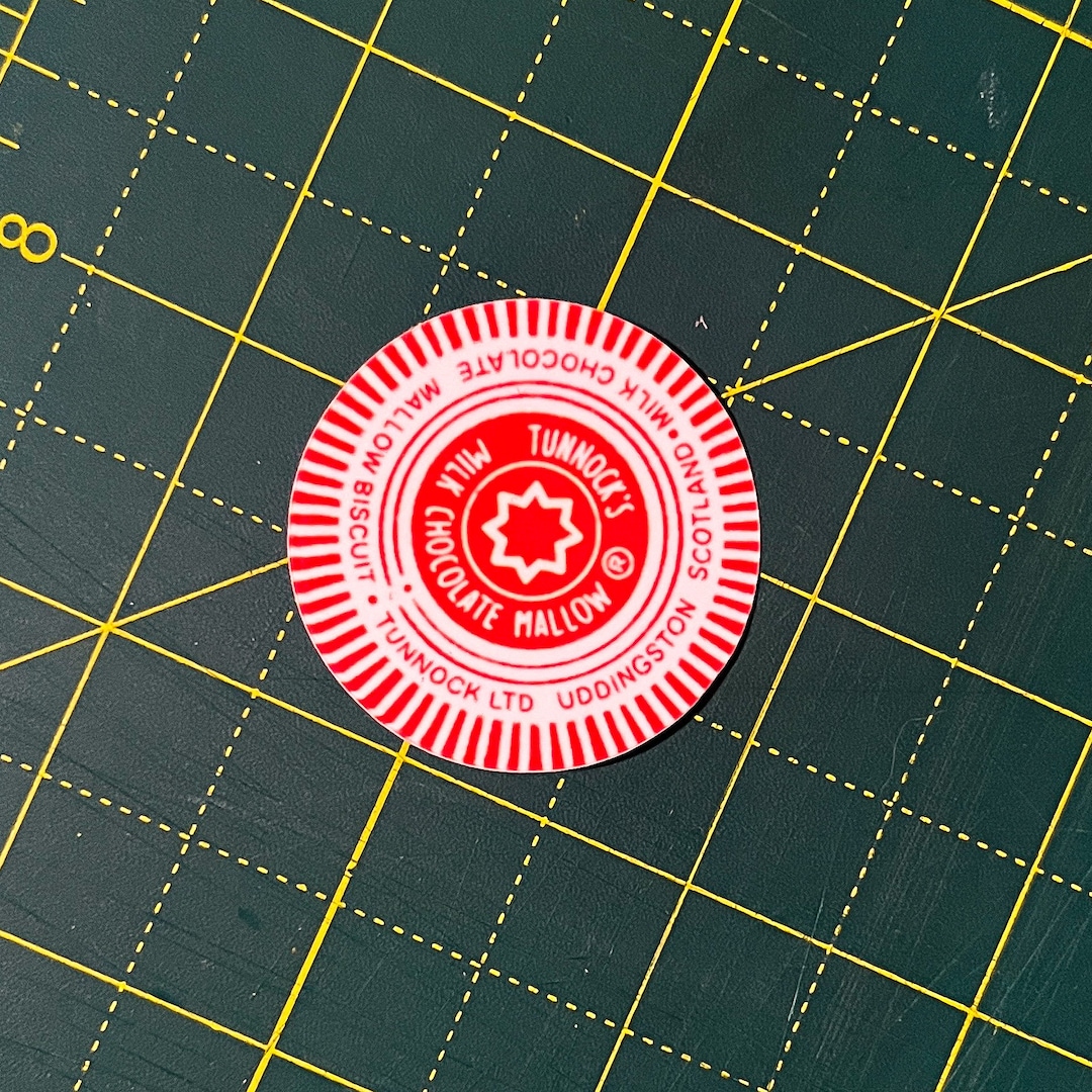 Tunnock's Tea Cake Vinyl Sticker - Etsy