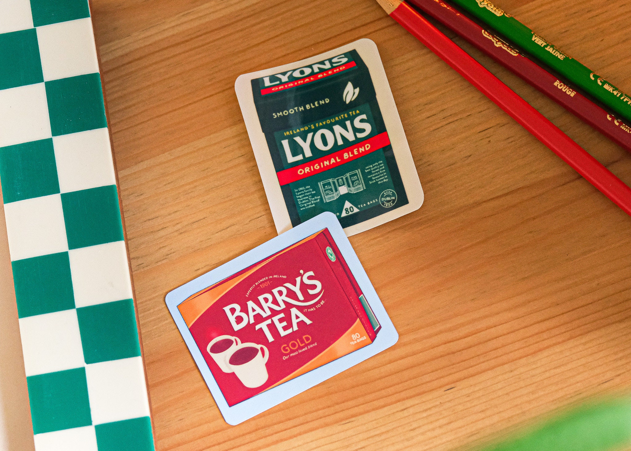 Barry's Tea Vinyl Sticker Gold Blend Illustrated Sticker - Etsy