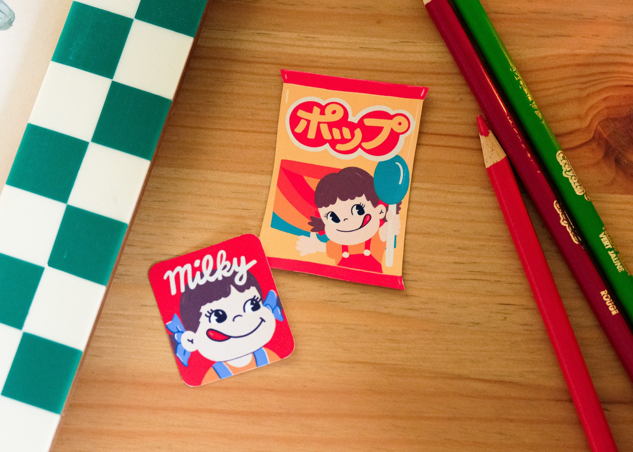 Milky Peko Chan Vinyl Sticker With Rounded Corners Cute Sweet Sticker ...