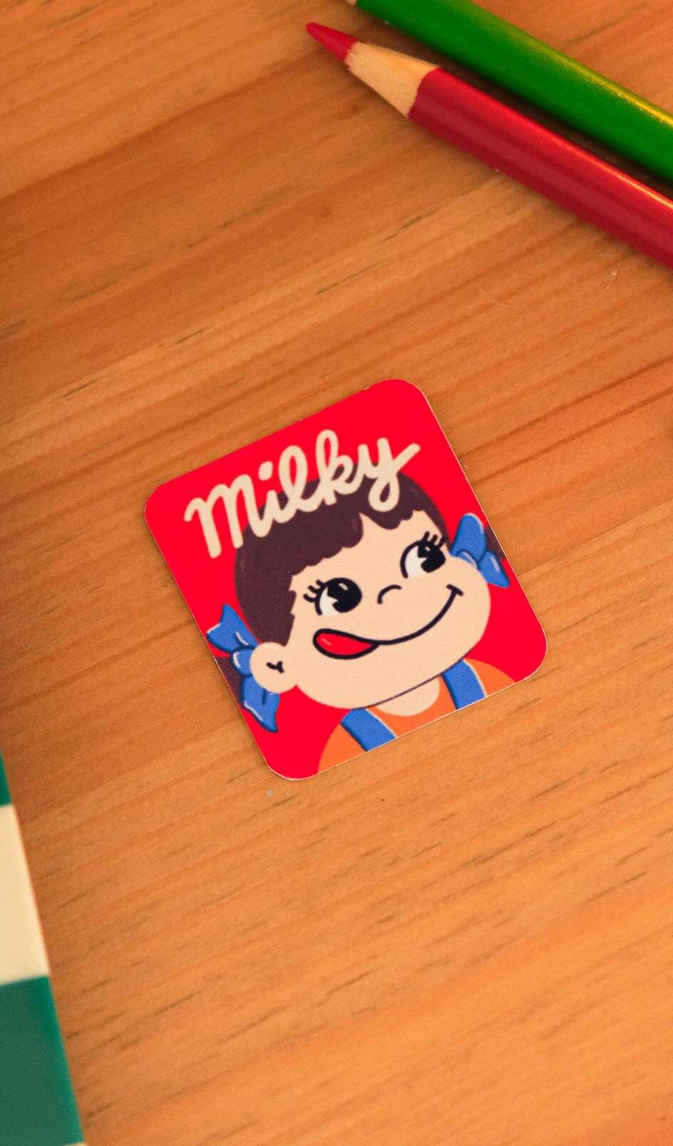 Milky Peko Chan Vinyl Sticker With Rounded Corners Cute Sweet Sticker ...