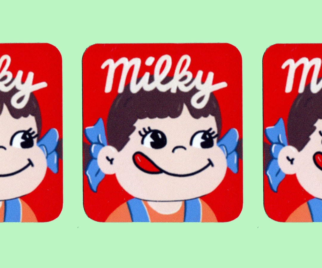 Milky Peko Chan Vinyl Sticker With Rounded Corners Cute - Etsy