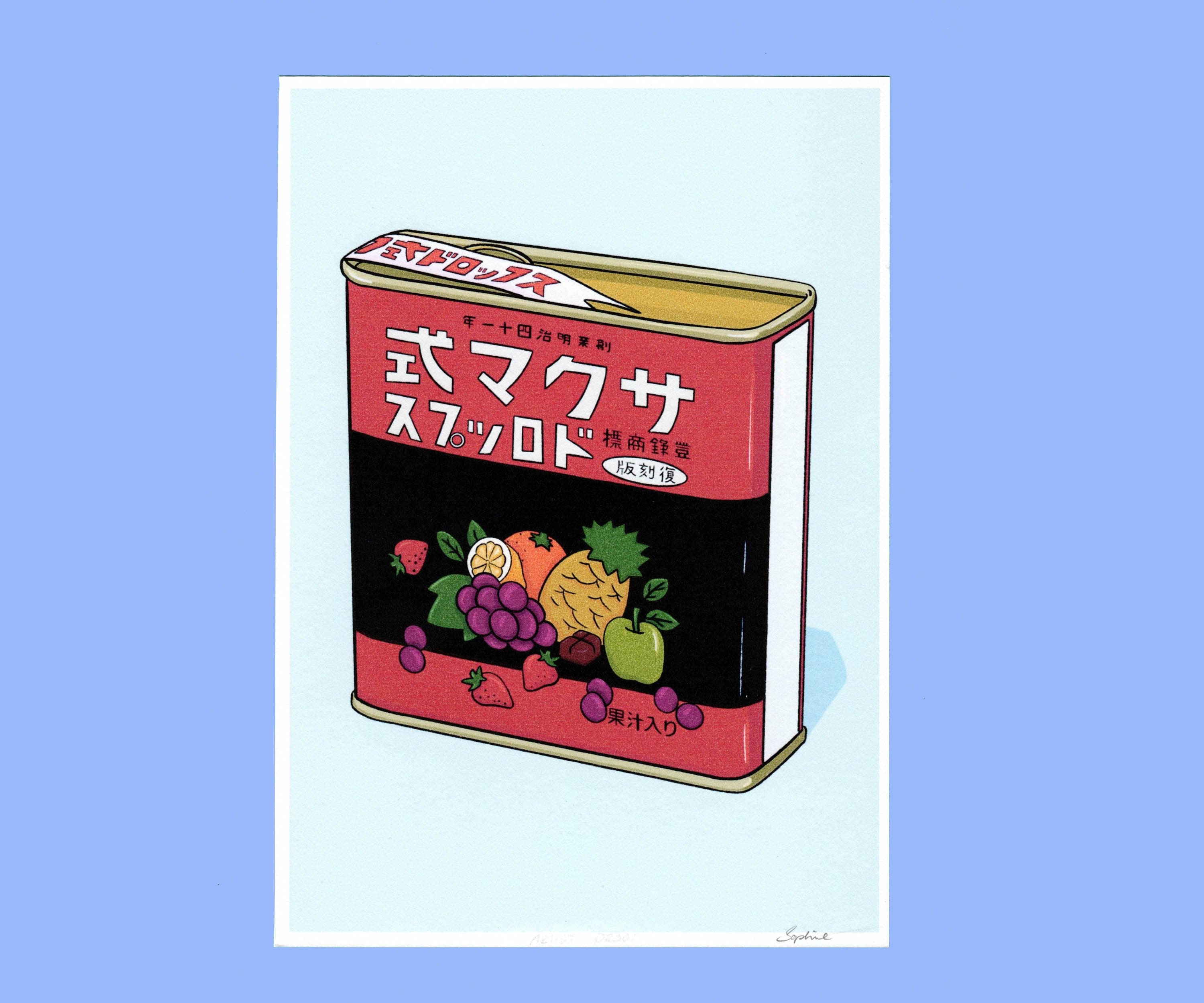 A5 Art Print Sakuma Drops Candy Co. Tin Packaging Illustration - Etsy