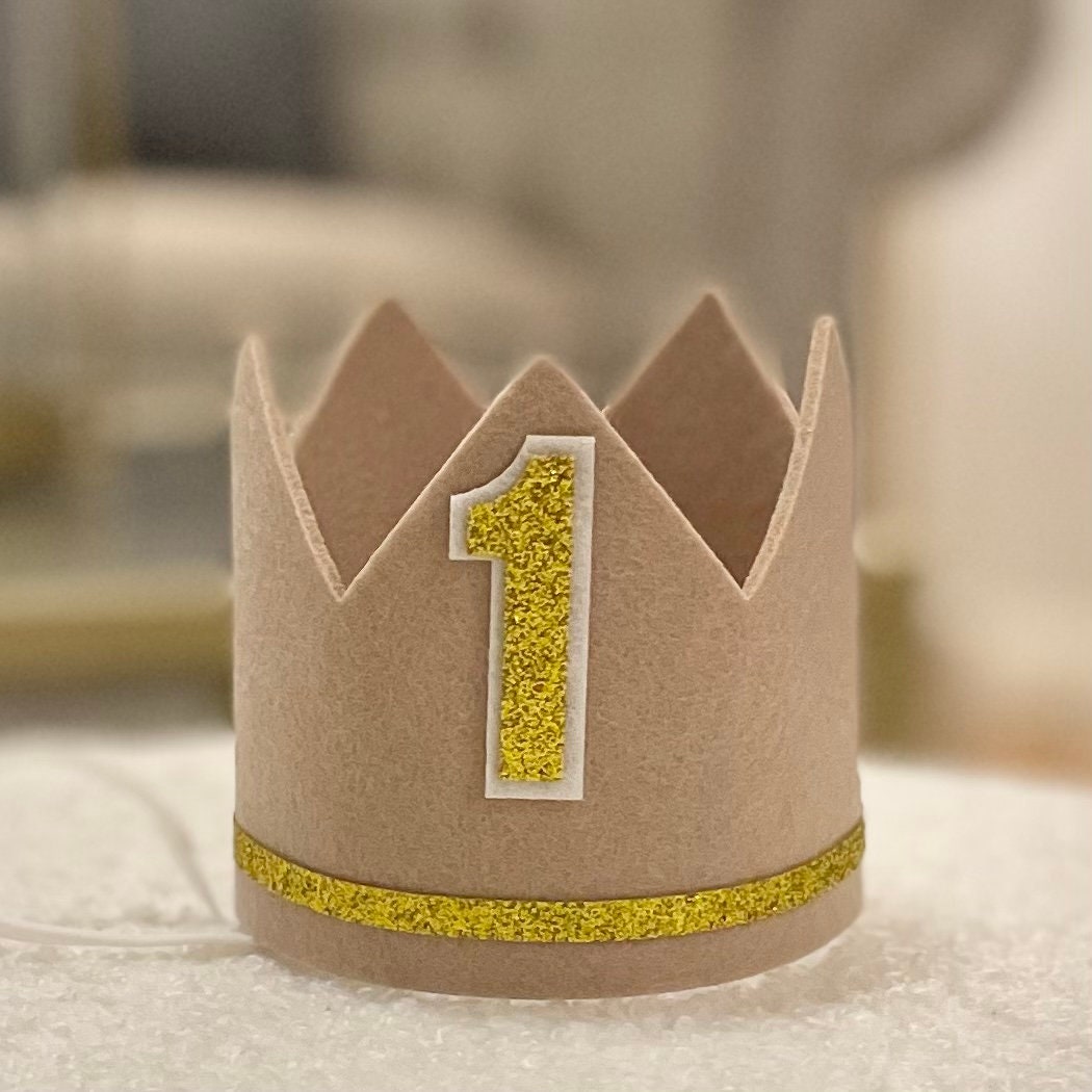 Birthday Party Hat Crown & Banner Khaki - Etsy