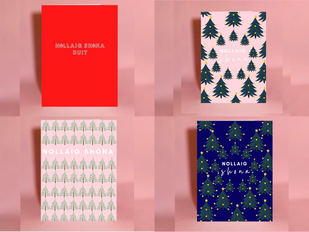 Nollaig Shona Christmas Card Bundle - Etsy