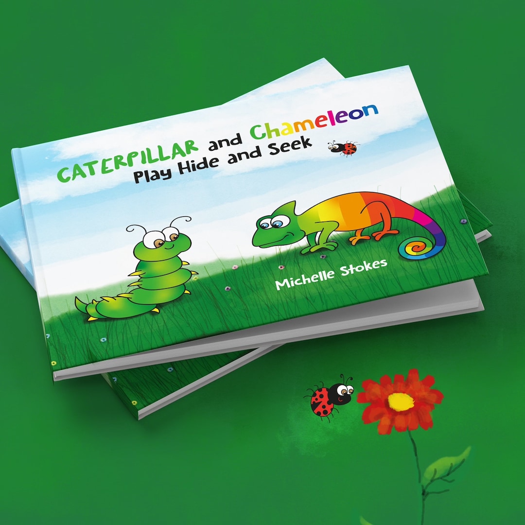 Caterpillar and Chameleon Play Hide and Seek - Etsy