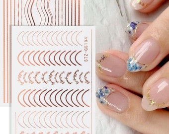 French Tip Decals | Etsy