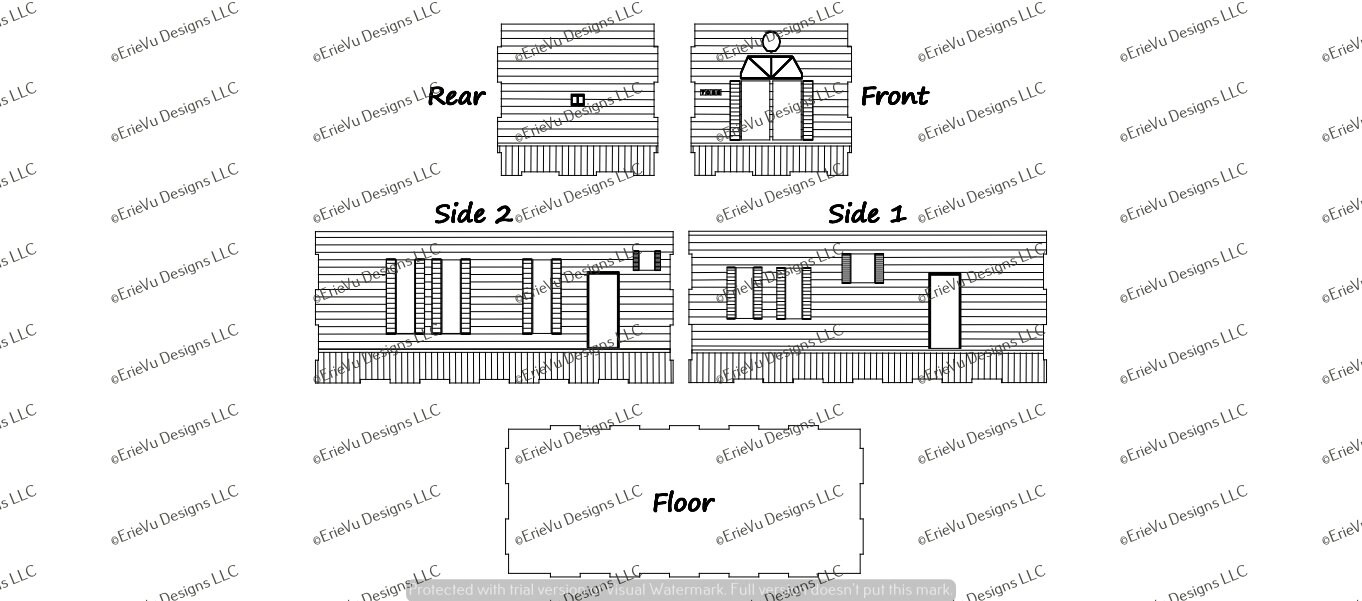 3D Mobile Home Digital File for Laser Cutting/engraving Templates Model ...