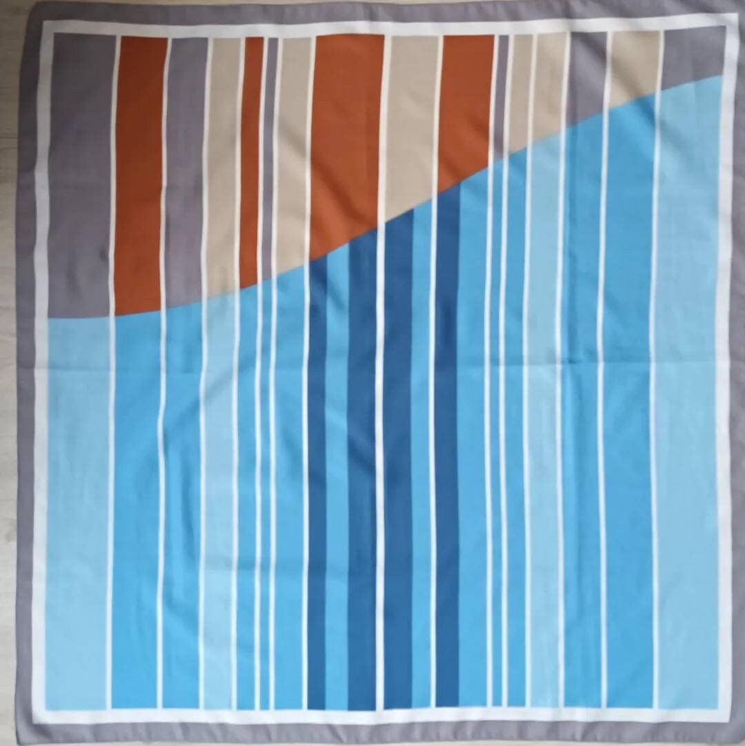 Stripes 60s Vintage Scarf, 60s Hair Accessories, 60s Vintage Stripes ...