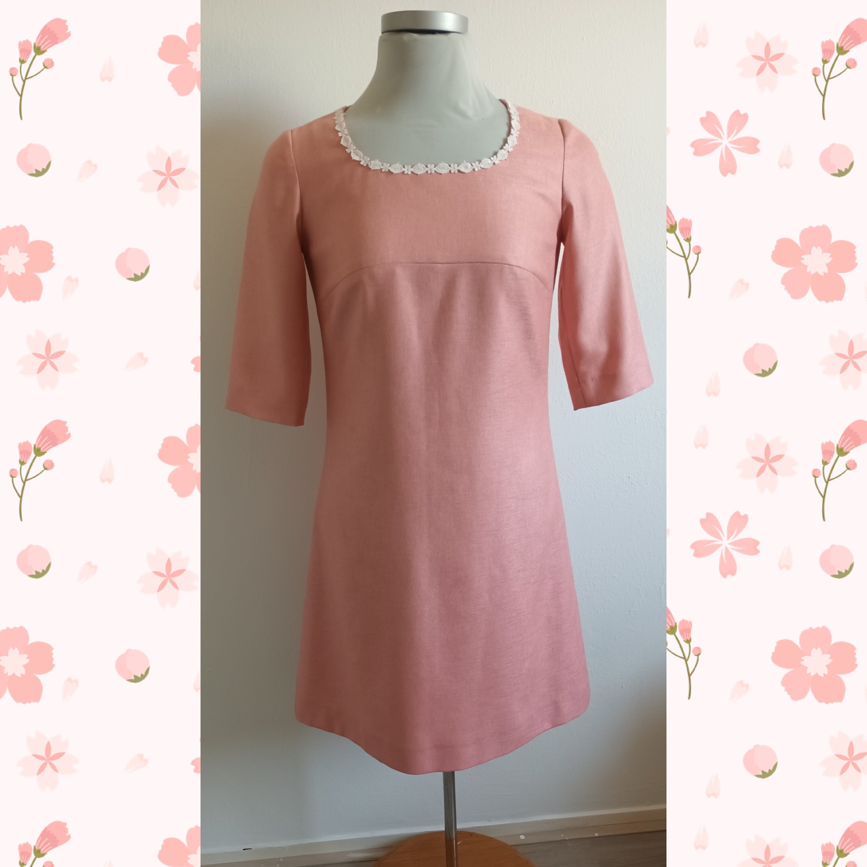 60s Style Barbie Dress, 1960s Pink Barbie Dress, A-line Dress, Retro ...