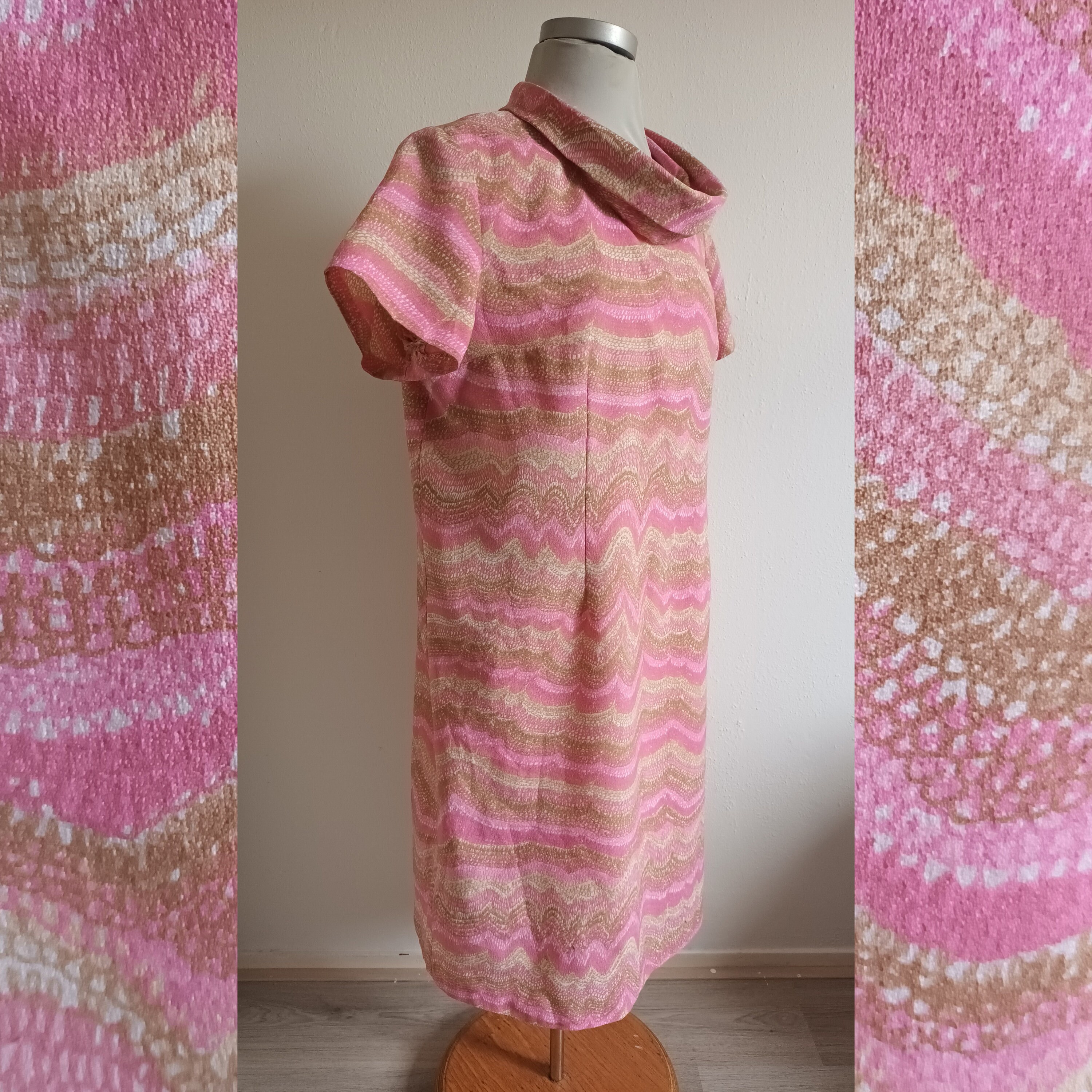 60s Vintage Barbie Dress, Pink Barbie Dress, Mod Dress, Modette, Mid ...