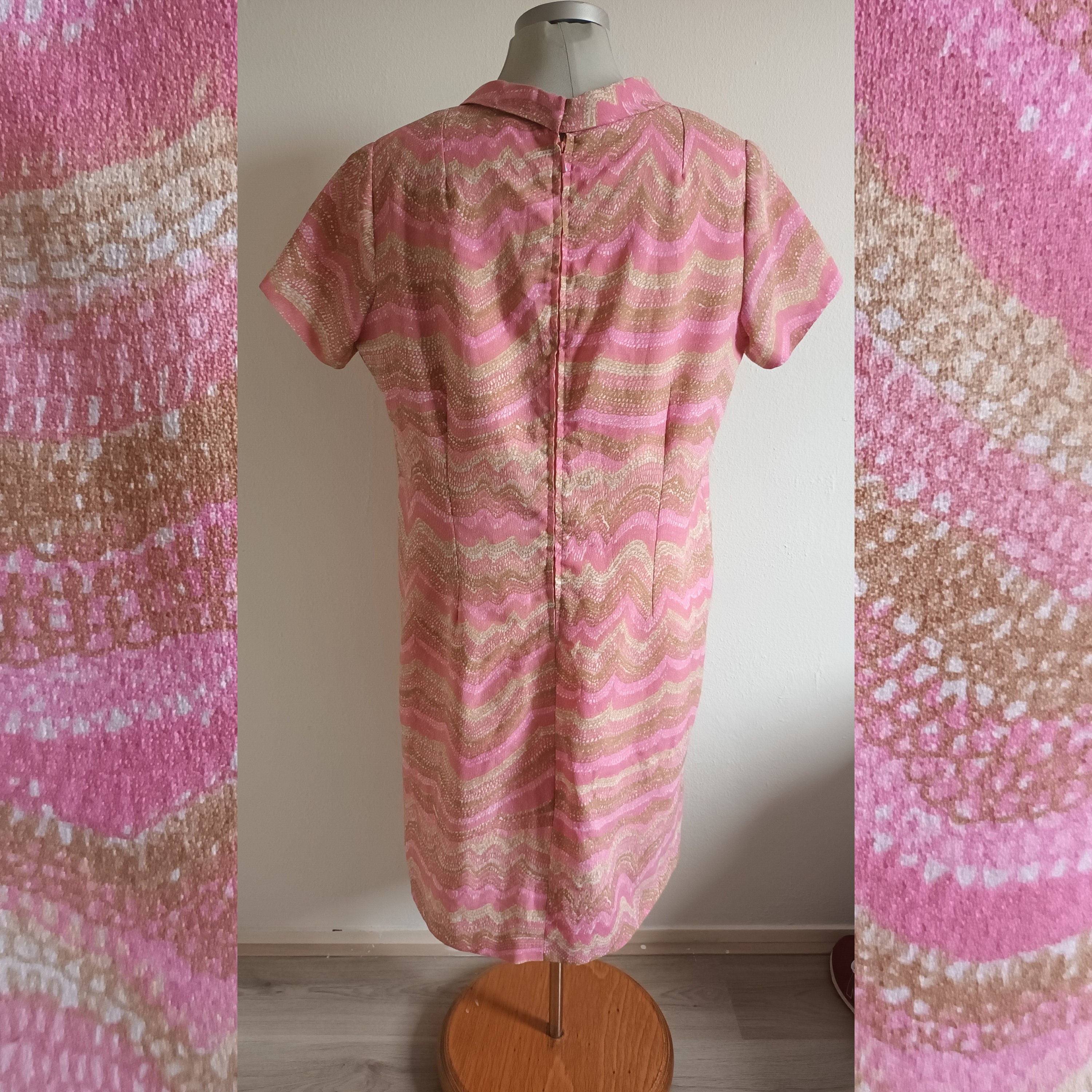 60s Vintage Barbie Dress, Pink Barbie Dress, Mod Dress, Modette, Mid ...