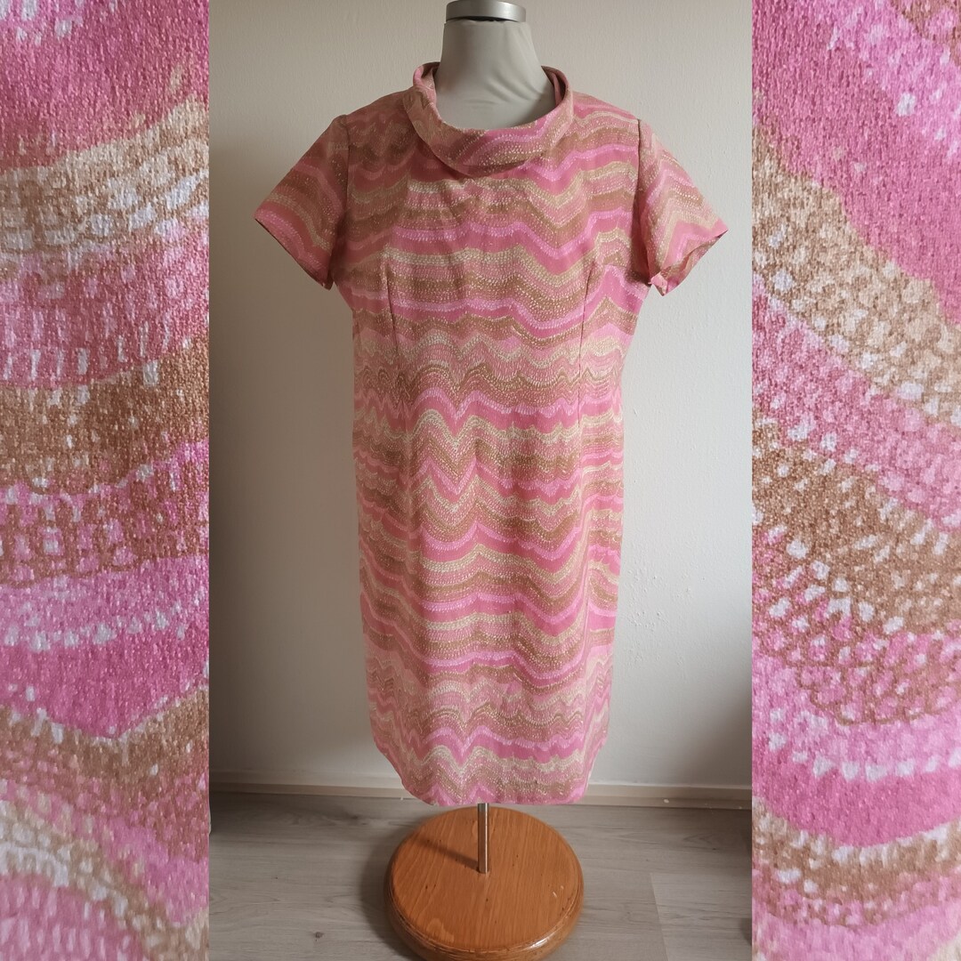 60s Vintage Barbie Dress, Pink Barbie Dress, Mod Dress, Modette, Mid ...