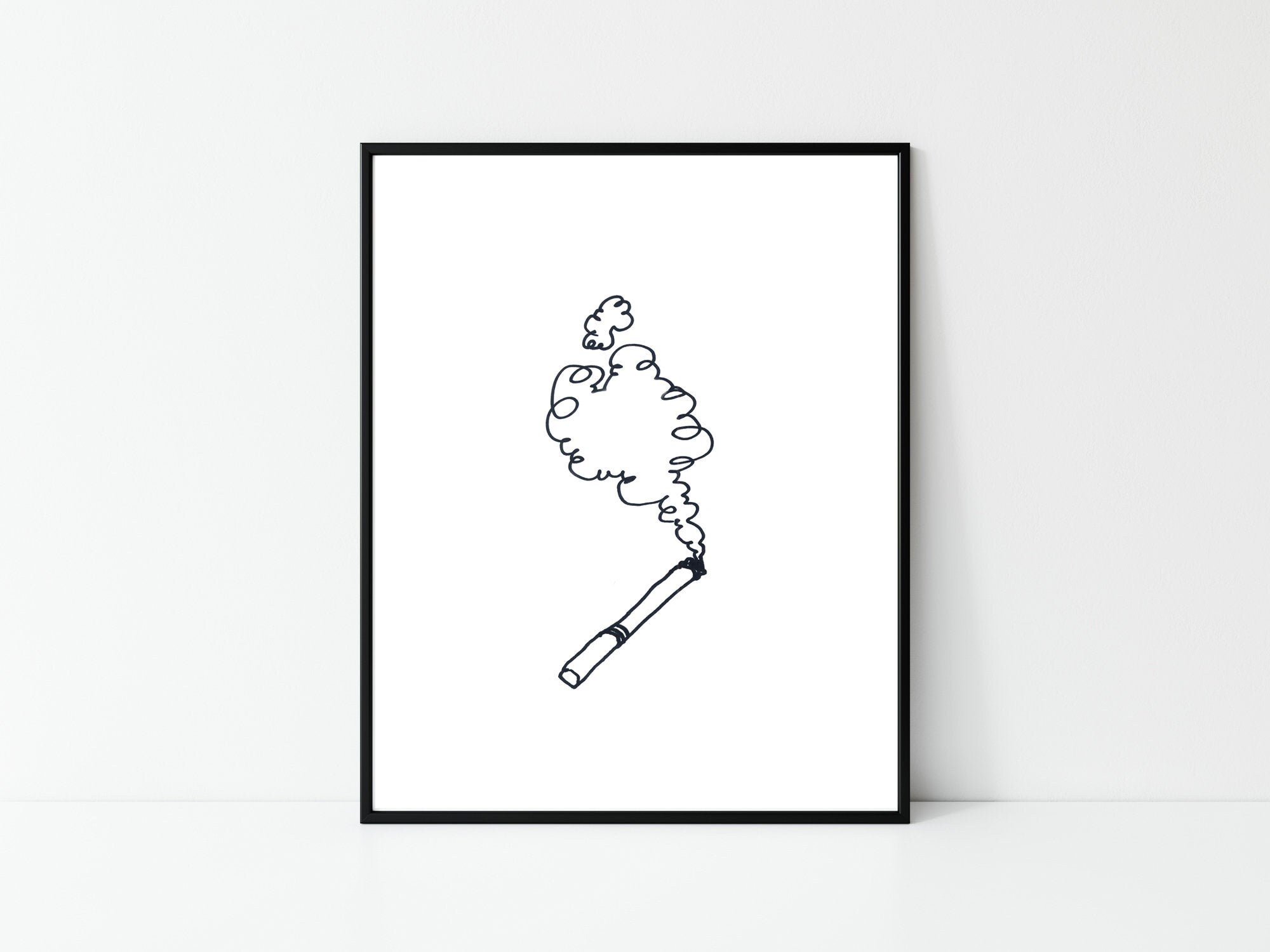 Cigarette Smoke Drawing Tumblr