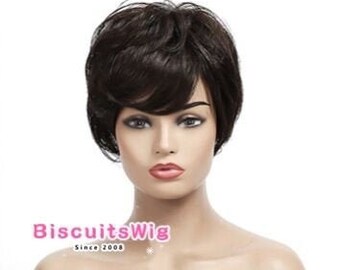 Short Razor Cut Wig - Etsy