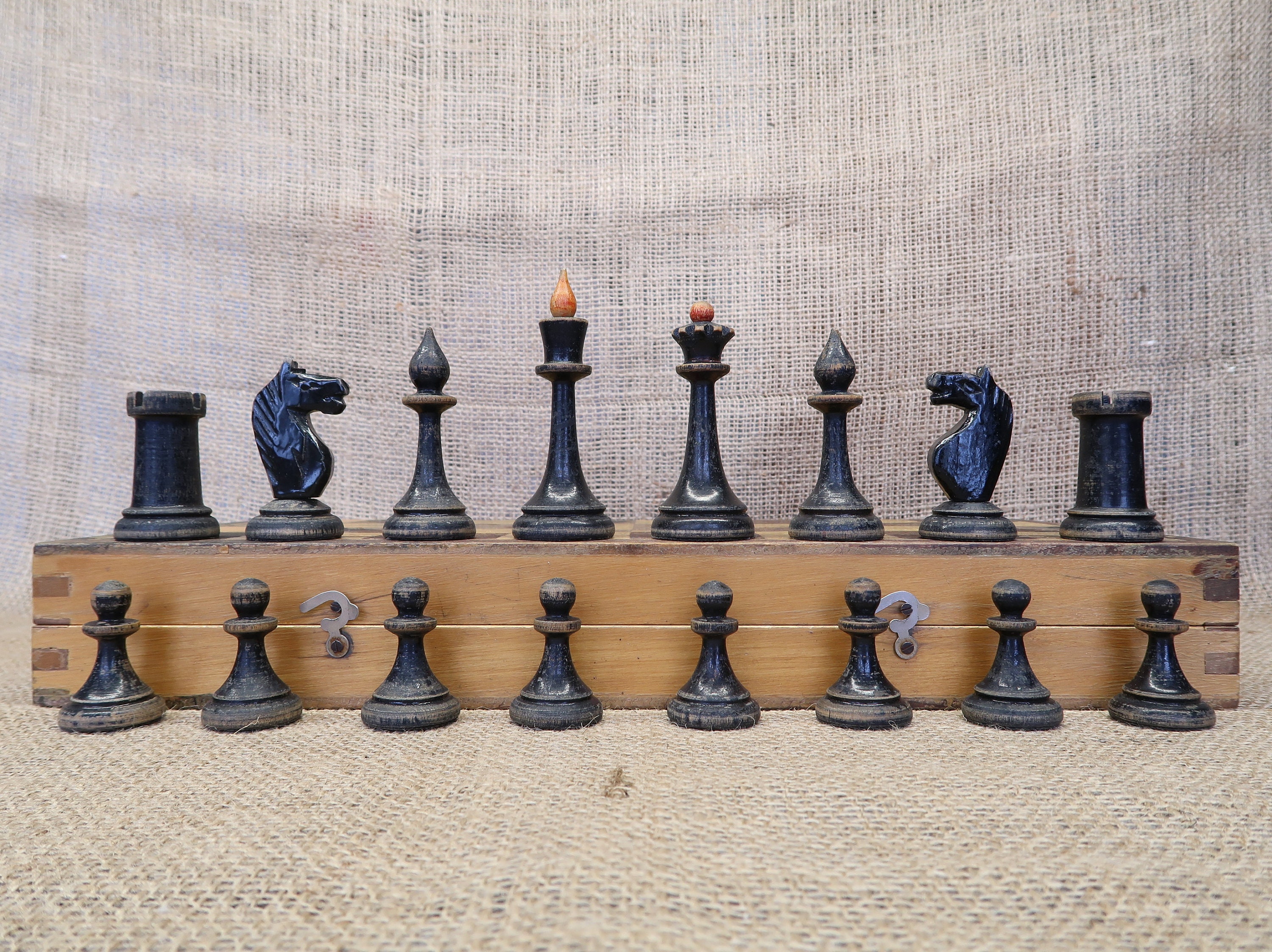 Classic Soviet Chess Set With Board 15.75 Inches Russian Chess - Etsy
