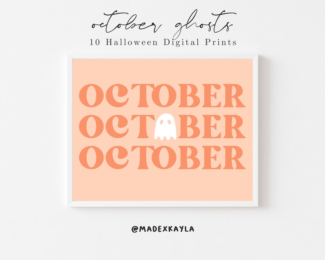 10 October Ghosts Digital Art Print Madexkayla - Etsy