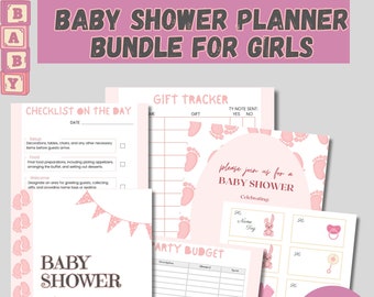 Baby Shower Planner & Timeline To-do - Etsy