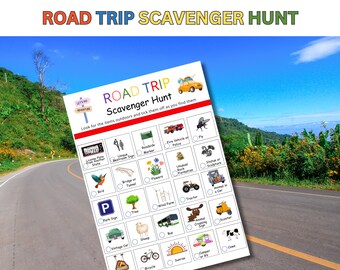 Kid Road Trip Games Printable, Family Road Trip Planner, Family ...