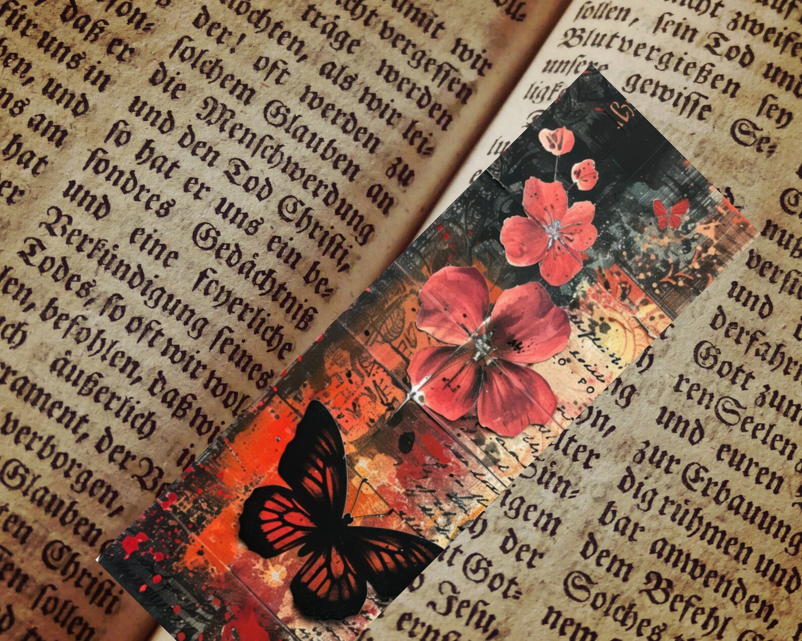 Gothic Bookmarks Printable, 8 Gothic Junk Journal Digital Bookmark ...