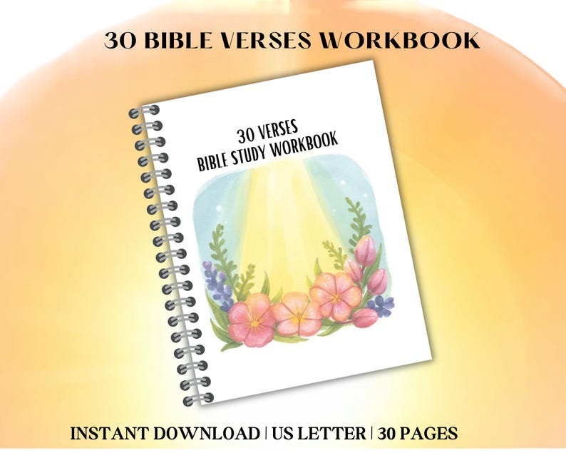 Bible Verse Mapping Journal Printable, 30 Inspirational Scripture ...