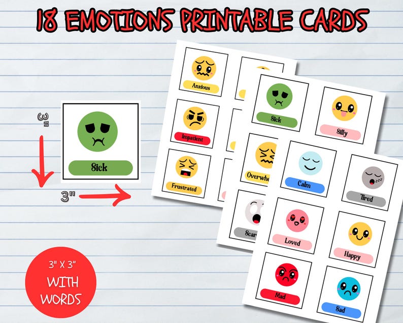 Emotion Flashcards, How Are You Feeling Poster, Feelings Chart ...
