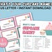 What's Your Cupcake Name Game, Cupcake Name Tags, Birthday, Classroom ...