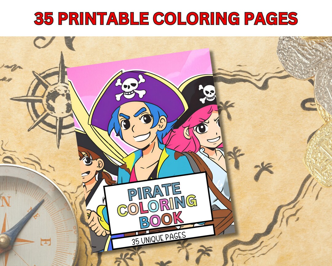 Pirate Coloring for Boys, Printable Pirate Activity Pages for Kids ...
