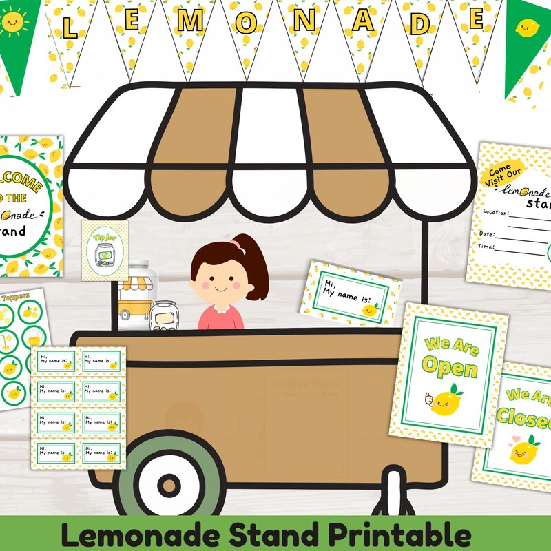 Lemonade Stand Poster - Etsy