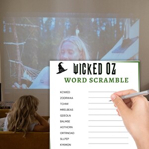 Wicked Oz Themed Games Bundle, Wicked Movie Musical Themed Party ...