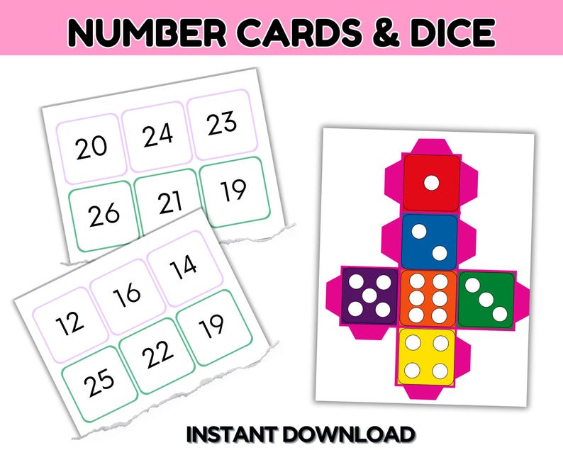 Ice Cream Counting Activity, Printable Game for Toddlers and ...