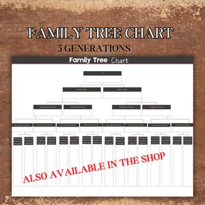 Genealogy Research Binder Printable, Family Tree Organizer, Ancestry ...