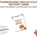Thanksgiving Would You Rather Game, This or That, Family Games ...