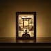 3D Meditation Shadowbox Template, Relaxing Moment Lightbox SVG, Temple ...