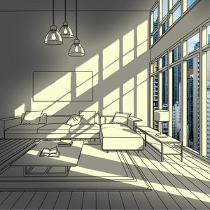 DIY Shadow Box Template: Light Painting Template Download - Etsy