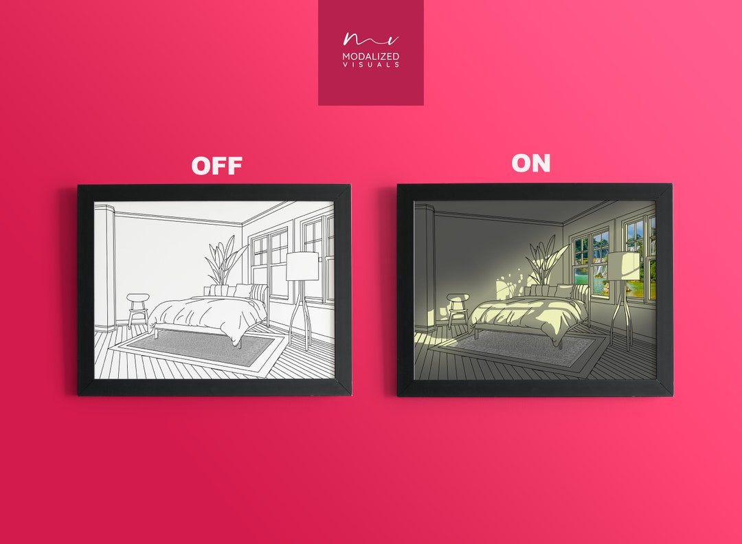 Printable Digital Sunlight Light Painting Template Download - Etsy