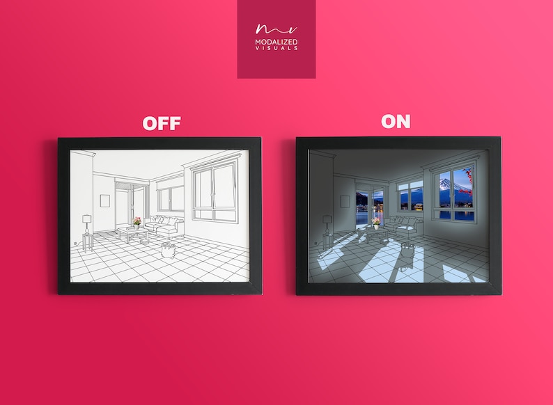 Instant Digital Download: Shadow Box LED Light Painting Paper - Etsy