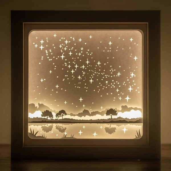 Shadow Box Svg - Etsy