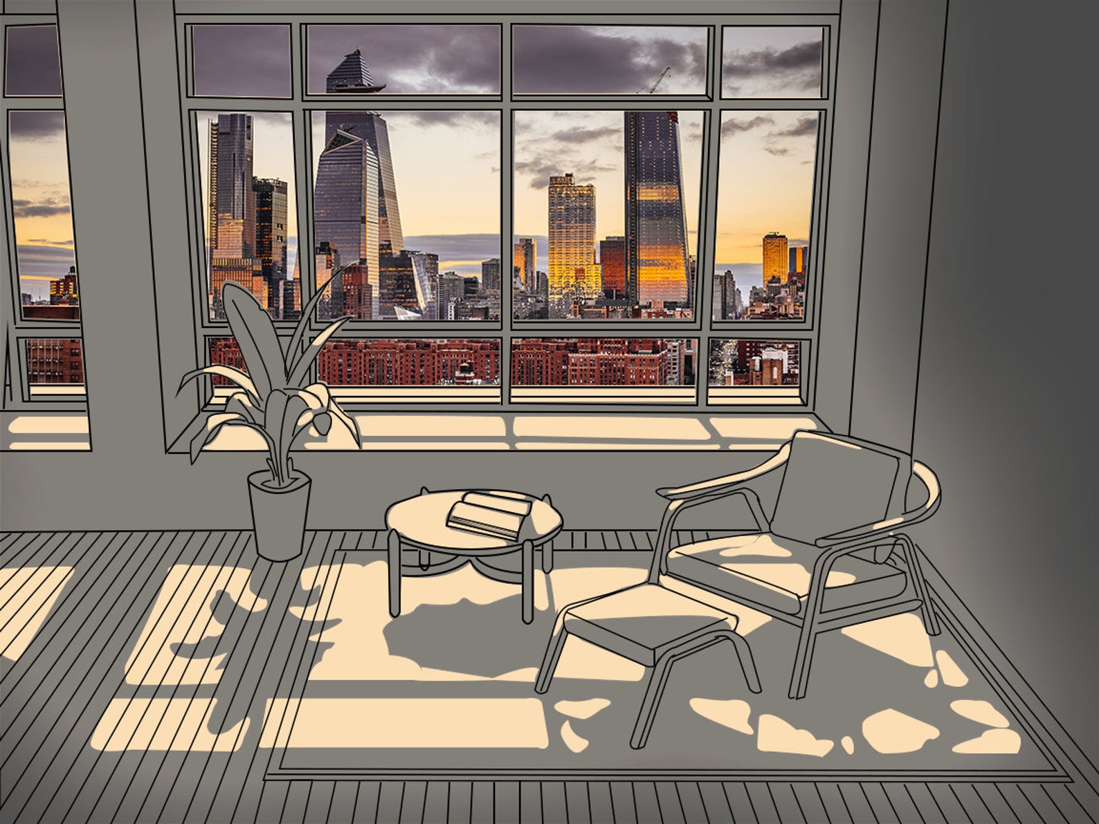 Printable LED Shadow Painting Template: Create Your Own Light - Etsy