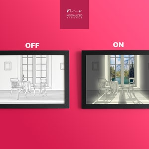 Printable LED Shadow Painting Digital File Download | DIY Light ...