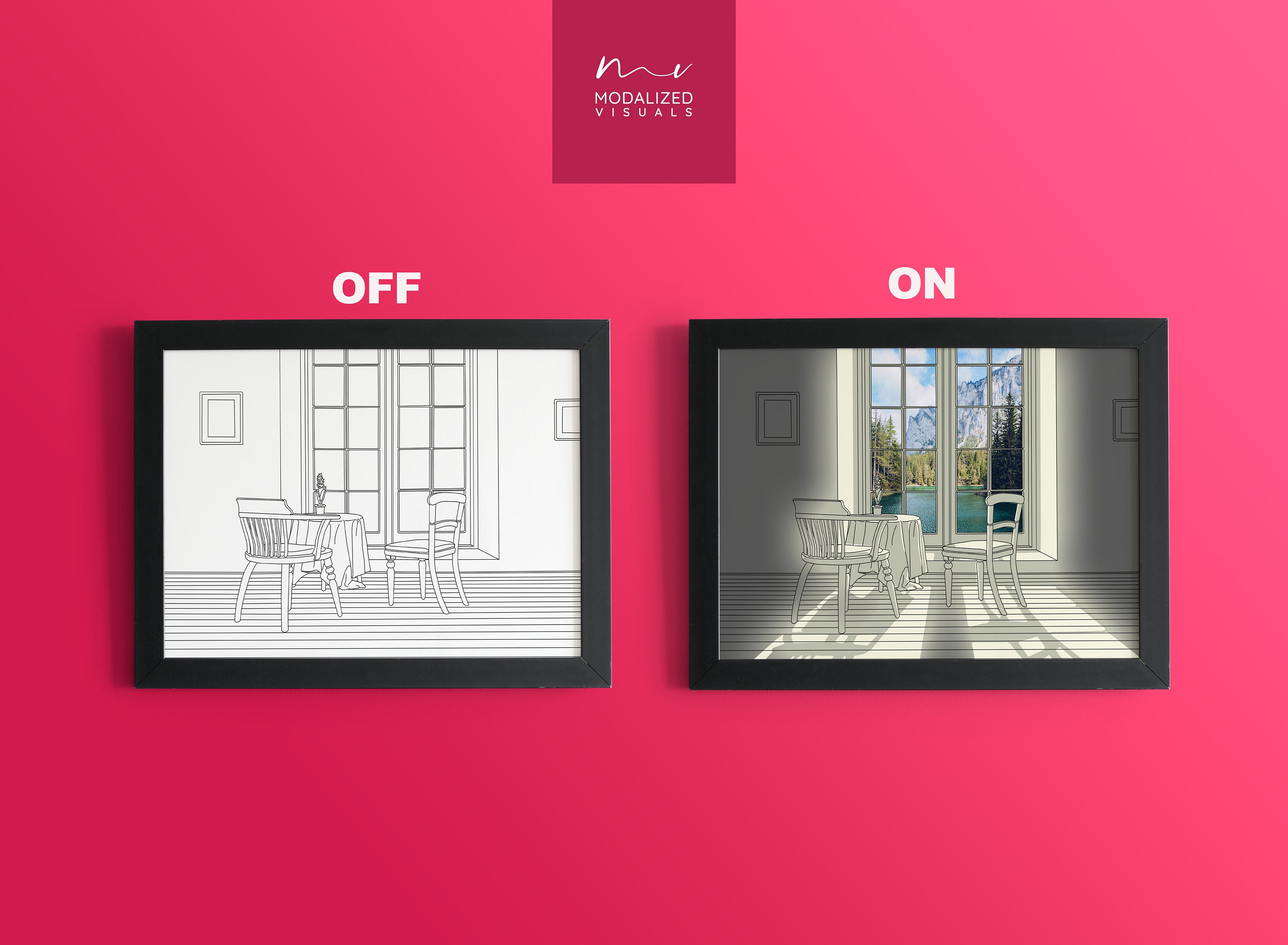 Printable LED Shadow Painting Digital File Download DIY Light Painting ...