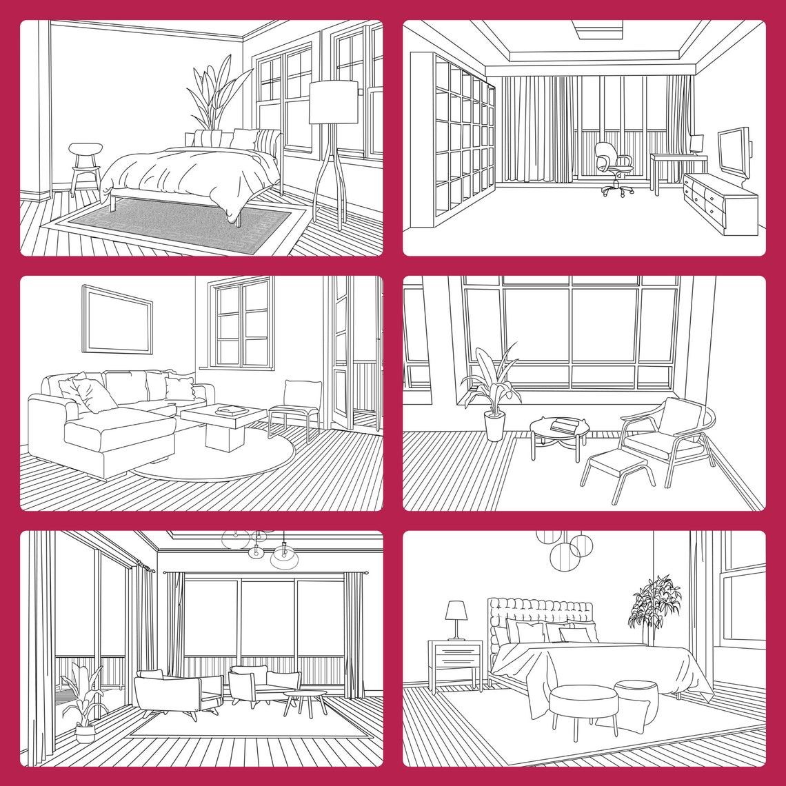 6 Printable LED Box Artwork: DIY Light Painting Template Download - Etsy