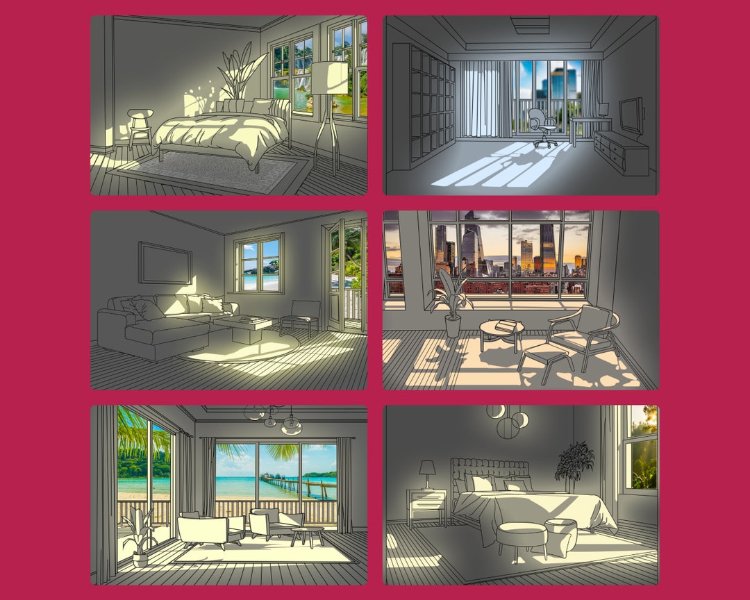 6 Printable LED Box Artwork: DIY Light Painting Template Download - Etsy