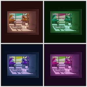 Instant Digital Download: LED Shadow Painting Template for DIY Art - Etsy