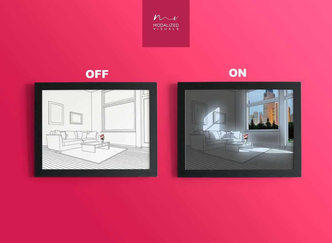 Instant Digital Download: LED Shadow Box Light Painting Template for ...