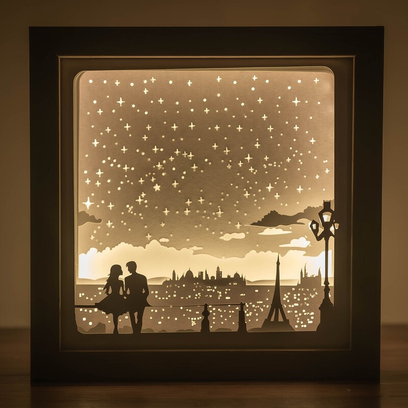 Lighted Shadow Box - Etsy