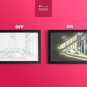 DIY Shadow Box Template: Light Painting Template Download - Etsy