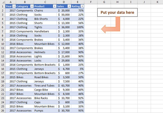 Simple Report Generator Tool Excel Spreadsheet | Etsy