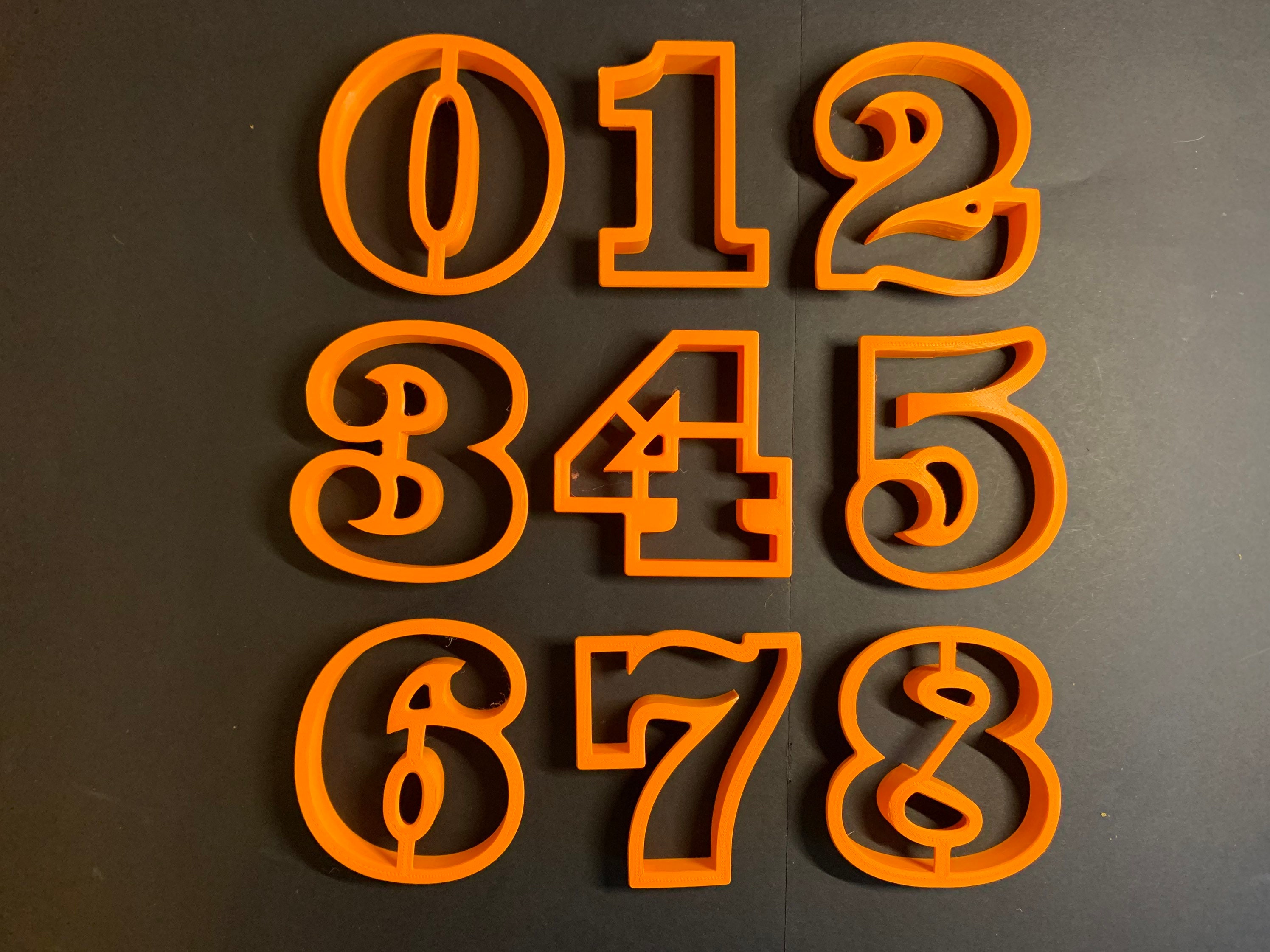 Cookie Cutter Numbers in 3 Sizes - Etsy