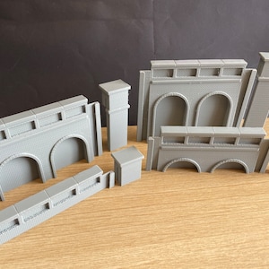 OO Gauge Retaining Walls for Model Railways - 1:76 Scale -digital ...